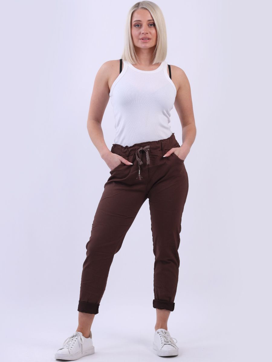Wholesale Women plain Magic Pants - Italian | Multi Colors – RedWholesale